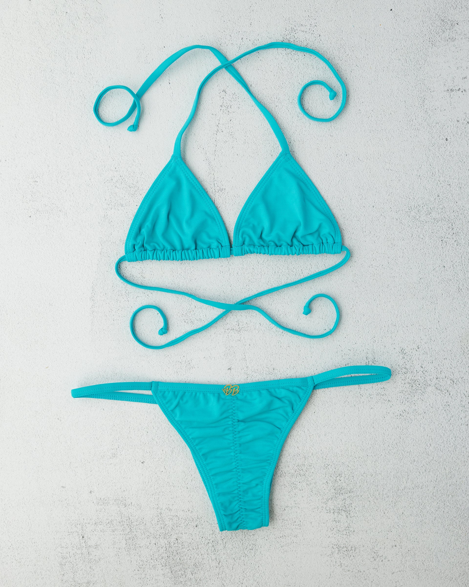 Chill Blue Bikini Triangle Top – The Bikini Block